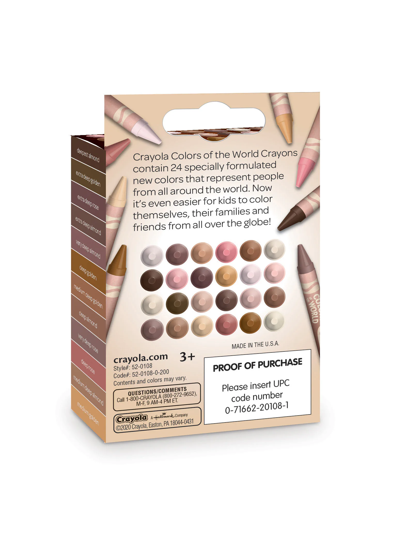 Crayola Colors Of The World Collection Celebrates 24 Different Skin Tones