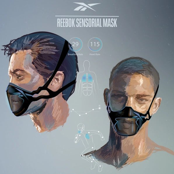 Reebok's vision for athletic face masks is horrifying