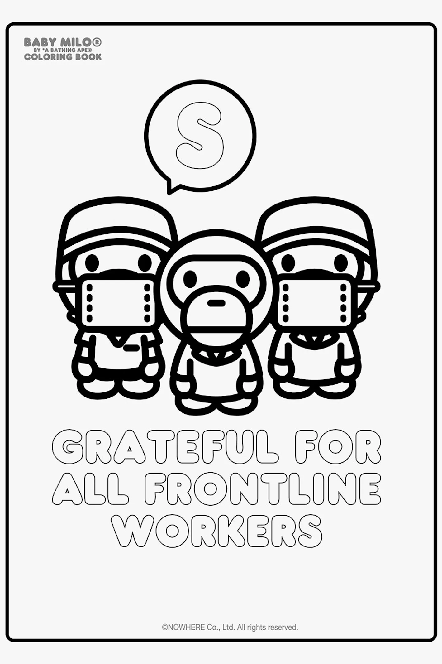 Bape drops a free coloring book to save you from yourself amid COVID-19