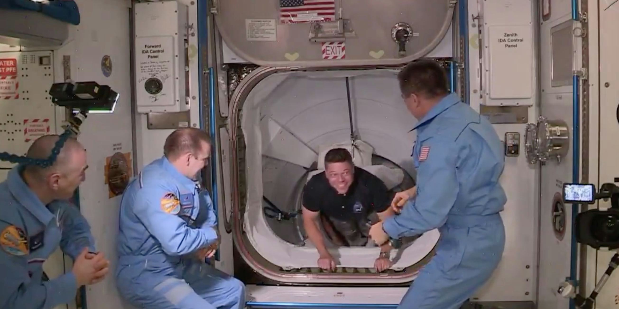 SpaceX Crew Dragon: watch the historic moment capsule docked with ISS