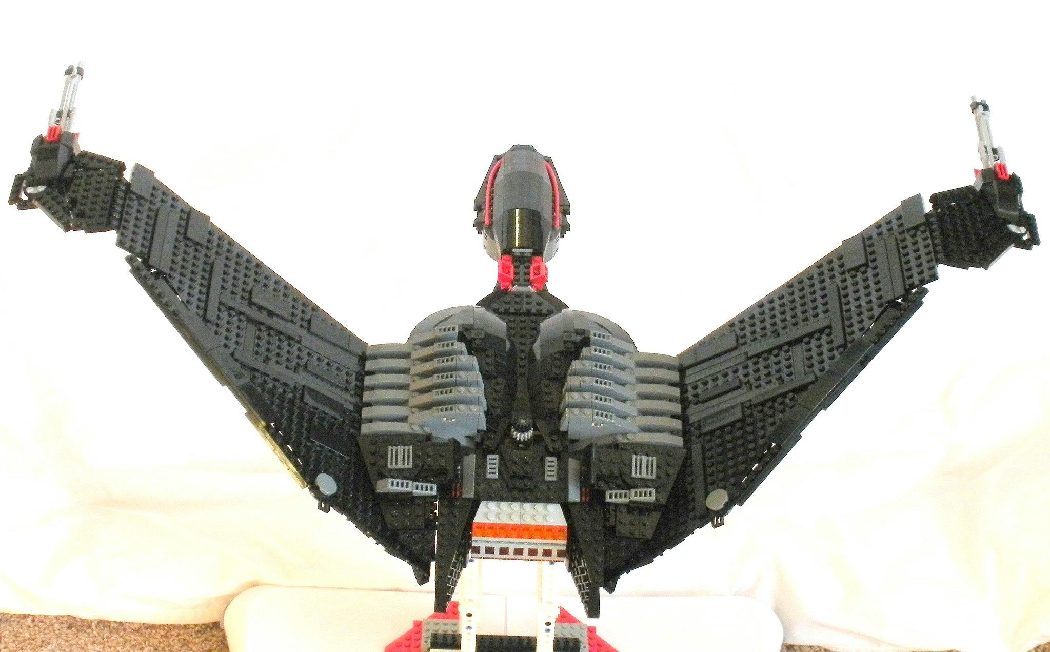 This Lego version of the Klingon Bird of Prey is a masterpiece
