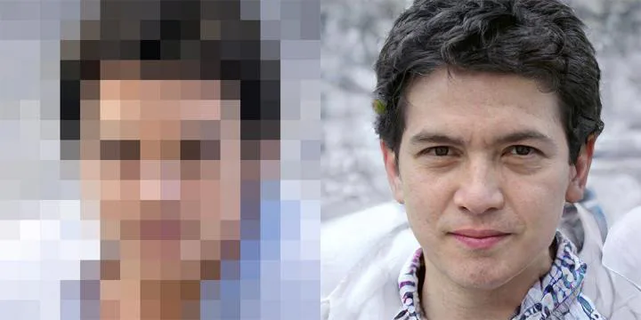 This AI generates realistic human faces from pixelated images