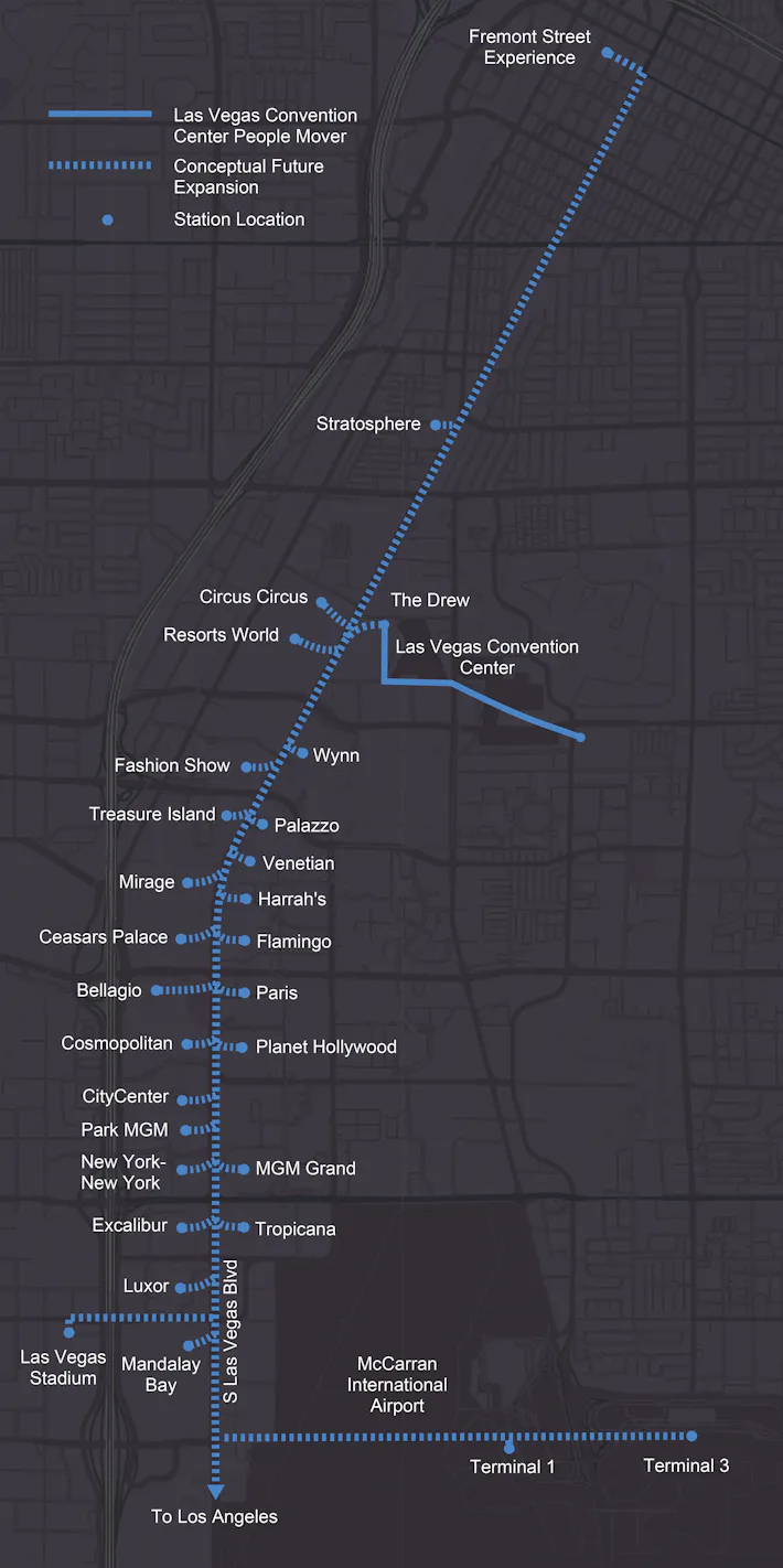 The Boring Company: map shows Elon Musk’s big plans for Las Vegas