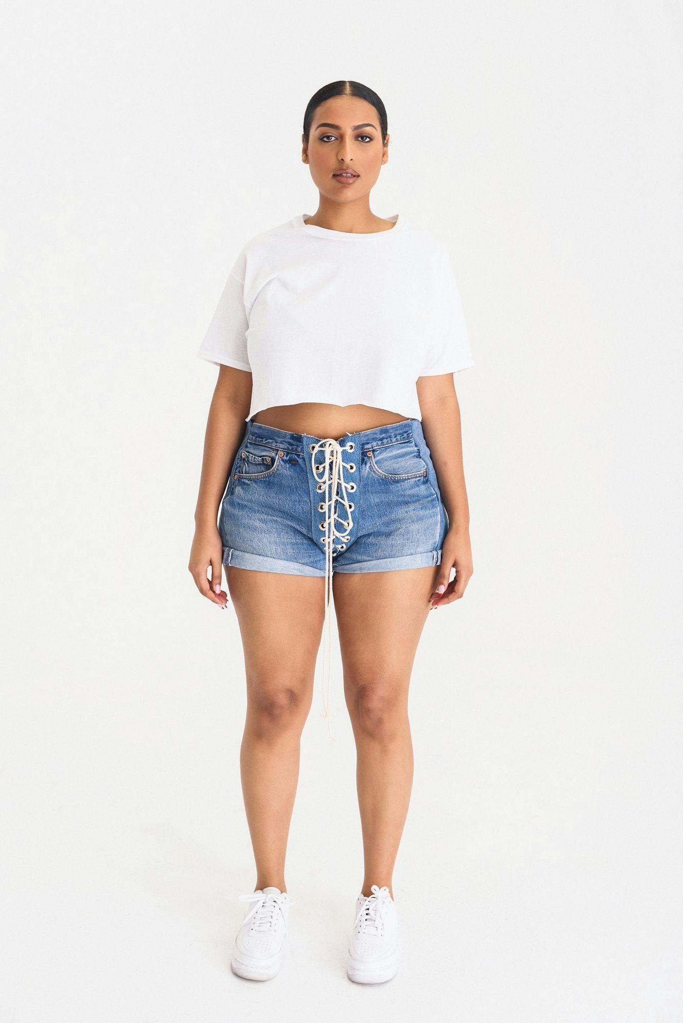 20 High-Waisted Denim Shorts That Look Way More Expensive Than They Are