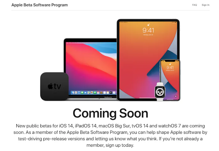 How to sign up for Apple's iOS 14 beta