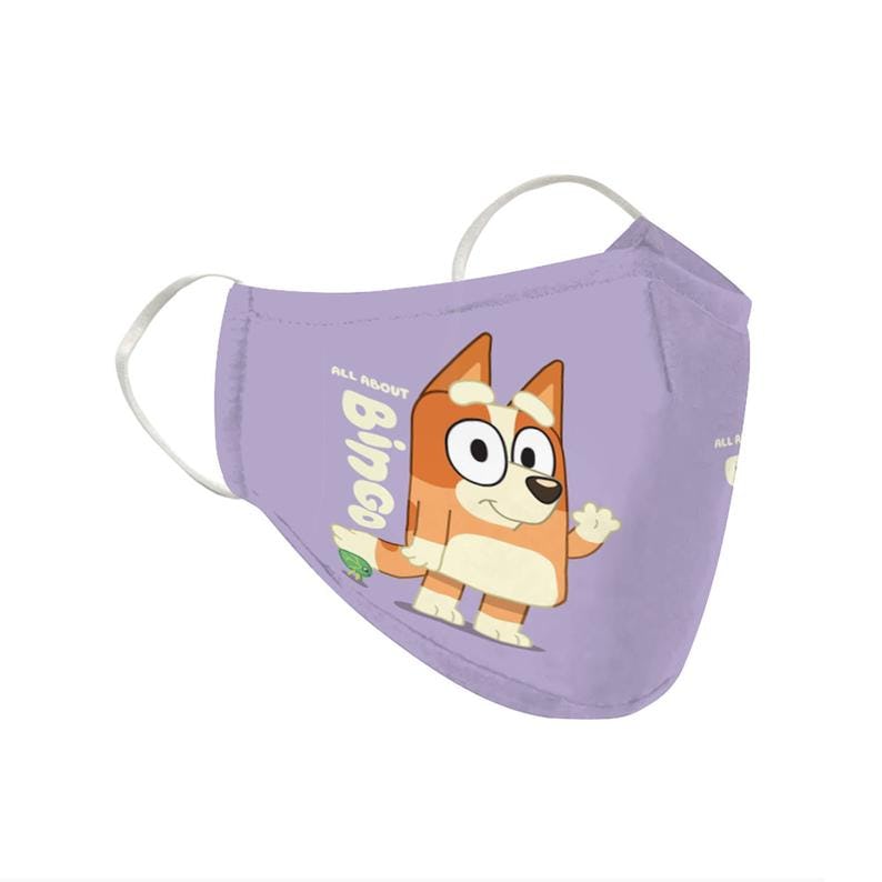 'Bluey' Face Masks For Kids Are Here, & They're Adorable