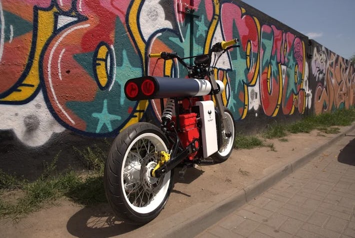 The Punch Moto is an electric motorcycle for Marxists who read 'Us Weekly'