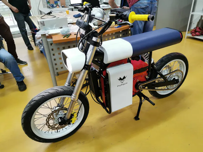 The Punch Moto is an electric motorcycle for Marxists who read 'Us Weekly'