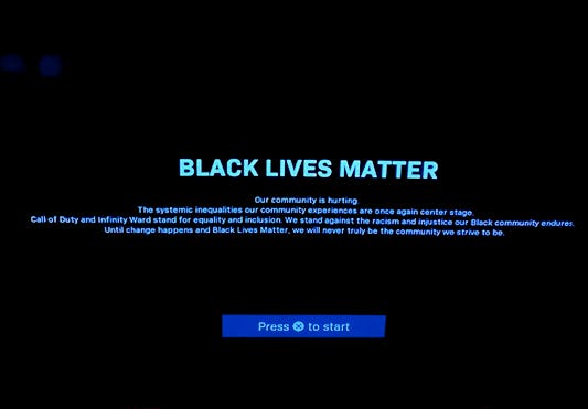 'Call of Duty' boosts Black Lives Matter in splash page players can't ...