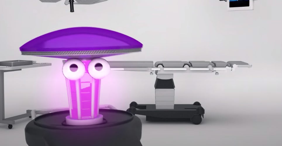 A freaky robot will disinfect the most intimate parts of your future ...