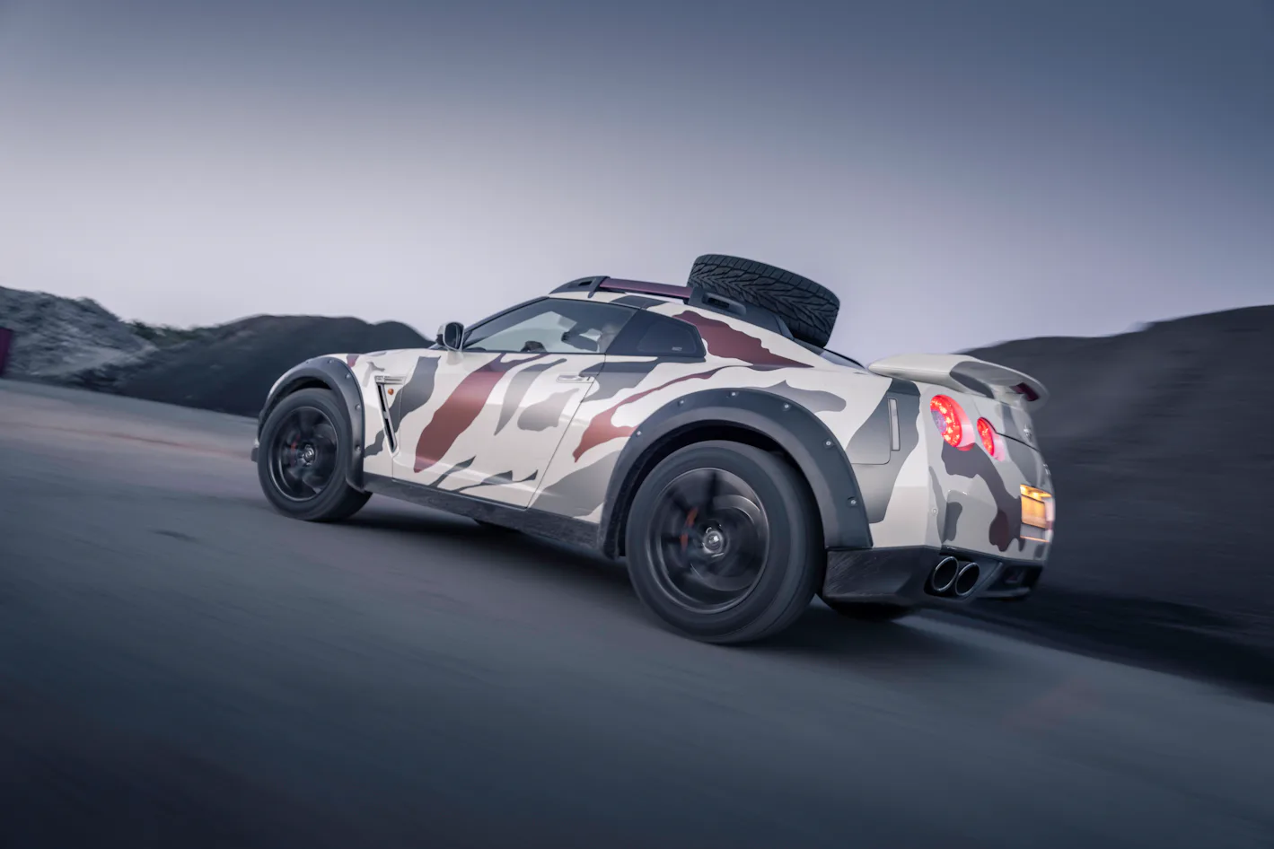 This custom Nissan GT-R is a monster offroad escape vehicle