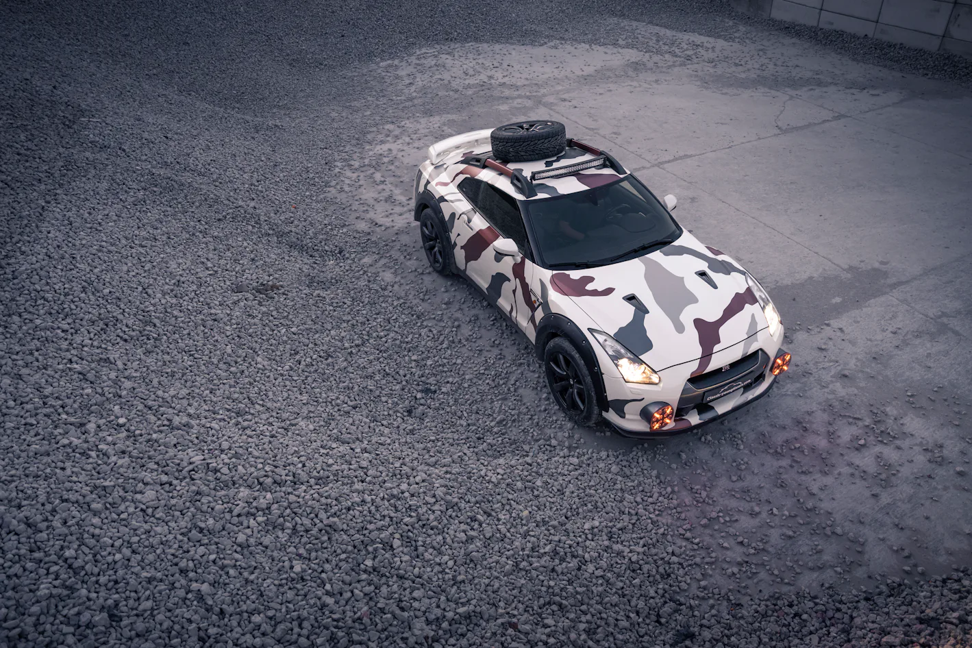 This custom Nissan GT-R is a monster offroad escape vehicle