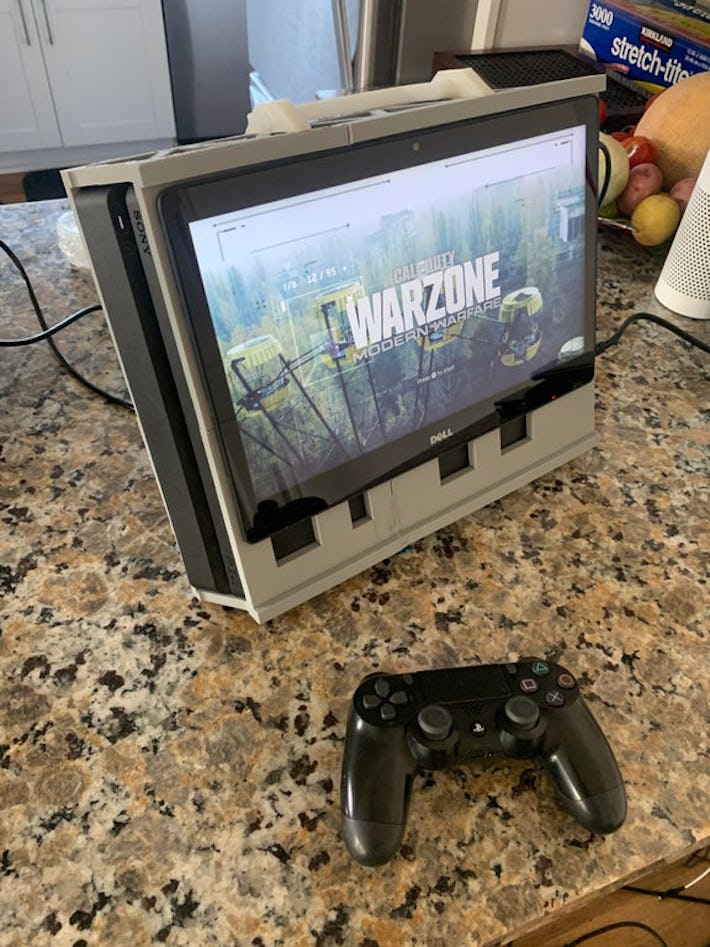 Someone made a "portable" PS4 with a 13.3-inch screen