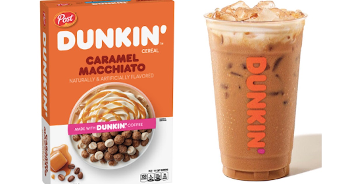 Dunkin' & Post's New Coffee-Flavored Cereals Include A Caramel ... Dunkin' & Post's New Coffee-Flavored Cereals Include A Caramel ...