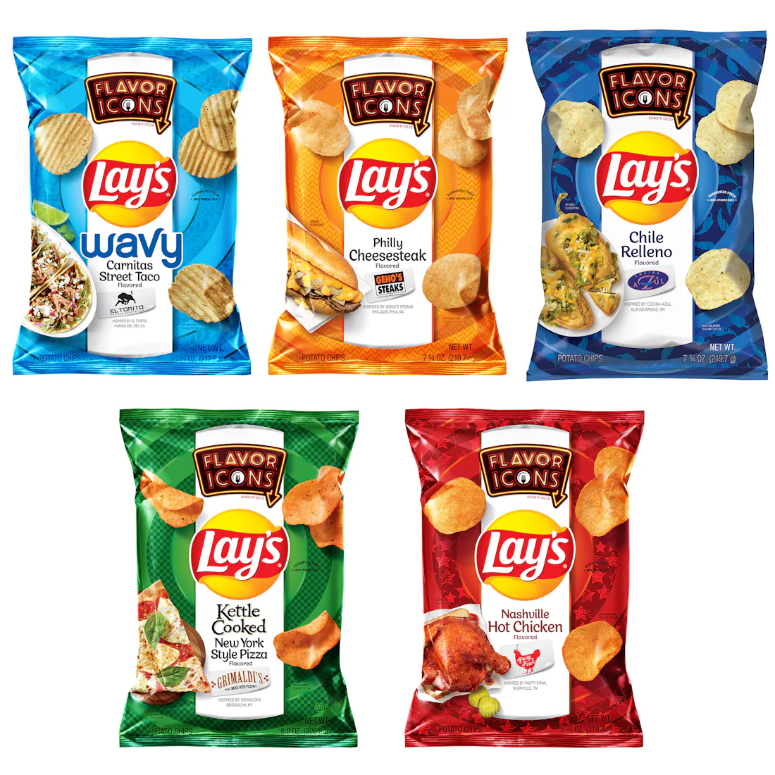 Lay’s Released 5 New, Flavors Based On Popular Restaurant Dishes