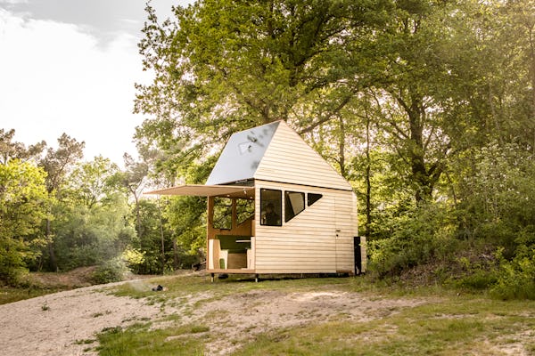 This camper unfurls to become a tiny home on the go