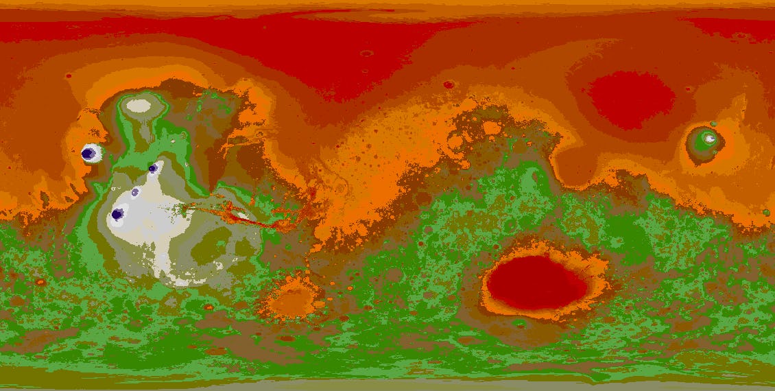 Mars map with water: incredible terraforming image shows Elon Musk’s dream