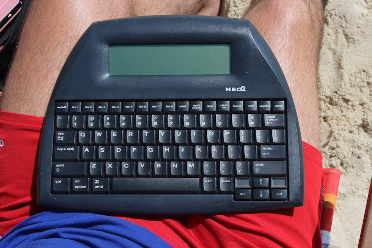 This ancient keyboard is the best writing tool I've ever owned