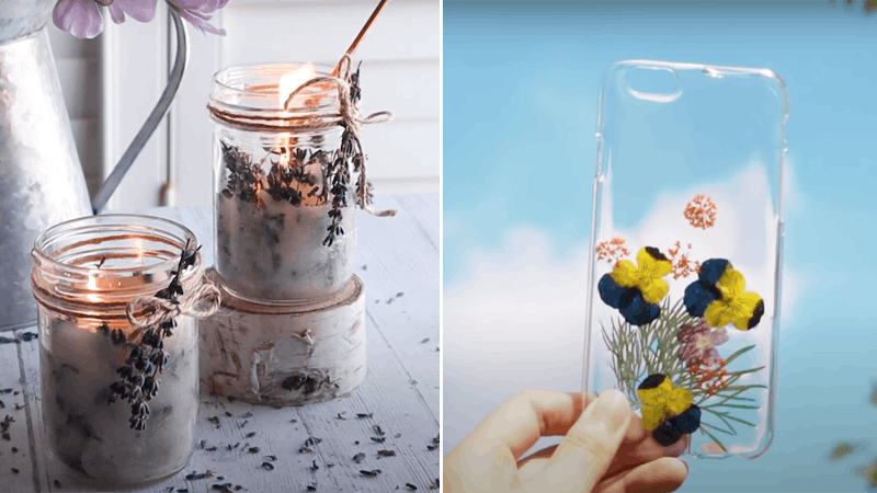 7 DIY Crafts With Real Flowers That Will Give Your Home That ...