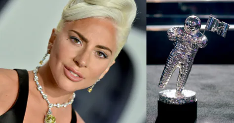 Lady Gaga's 2020 VMAs Outfit Includes A Full-On Clear Helmet & Sky-High ...