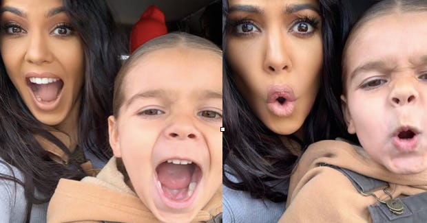 Kourtney Kardashian's Reaction To Reign Disick Shaving Off His Hair Is ...