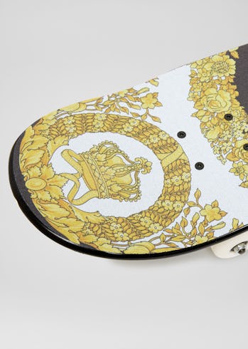 Would you ride this $800 Versace skateboard?