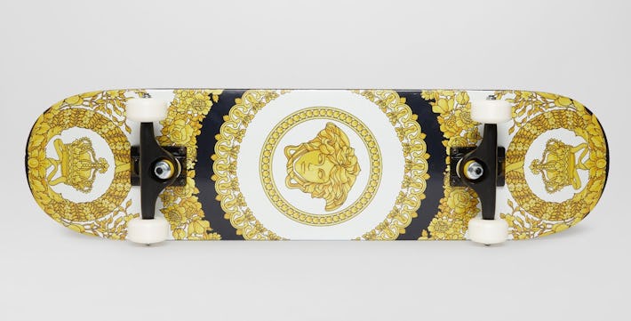 Would you ride this $800 Versace skateboard?