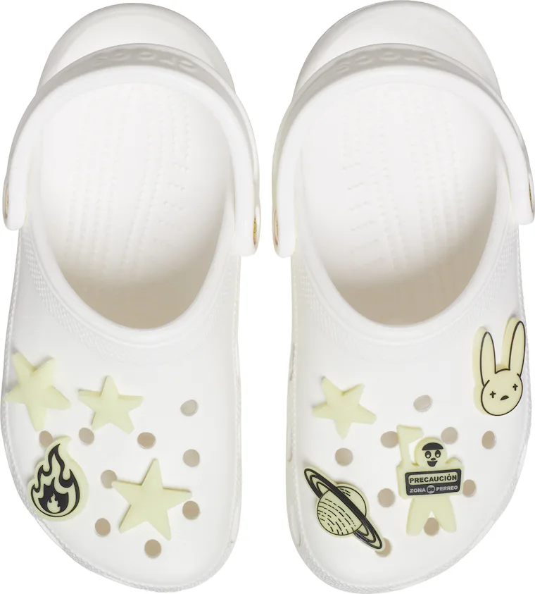 Bad Bunny's Crocs Collaboration Glows In The Dark