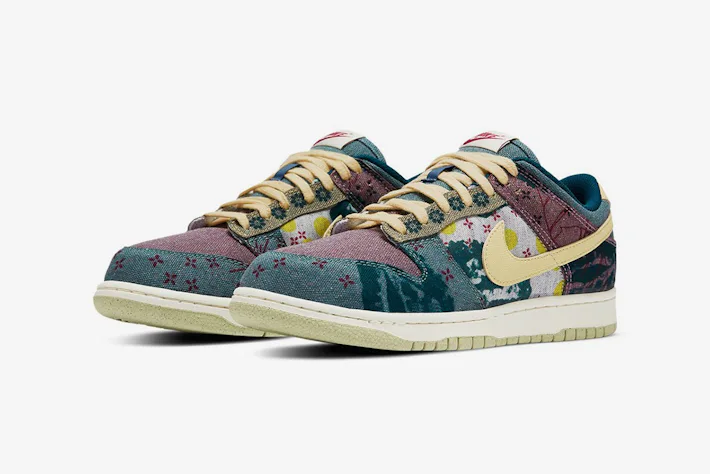 Nike's 'Community Garden' Dunk sneaker dons a unique, recycled twist