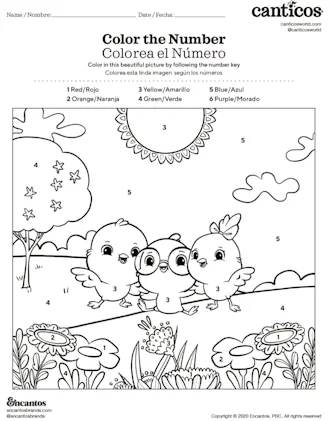 Free Spanish Coloring Worksheets For Kids & Beginners