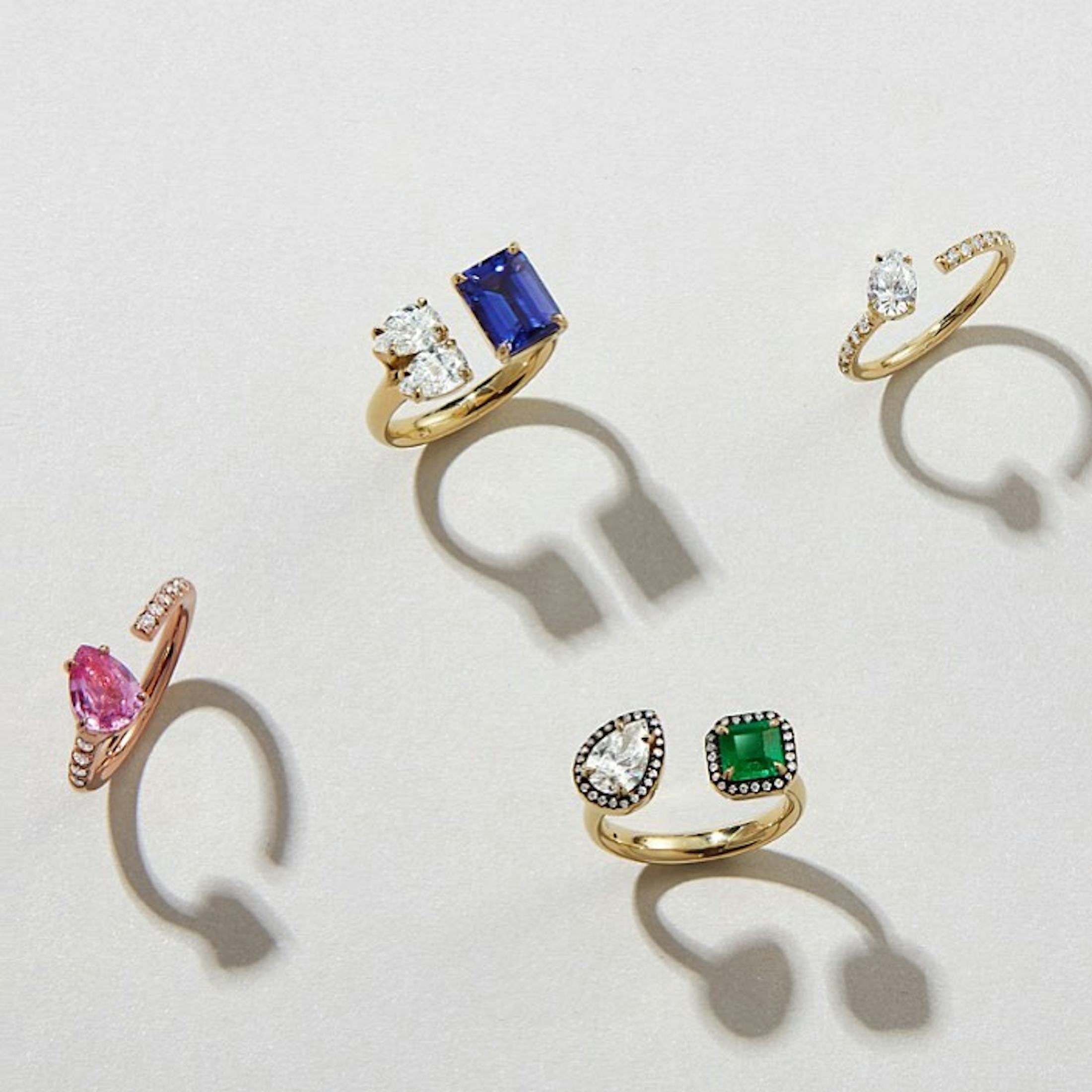 7 2021 Engagement Ring Trends, From Vintage Settings To Colorful Stones