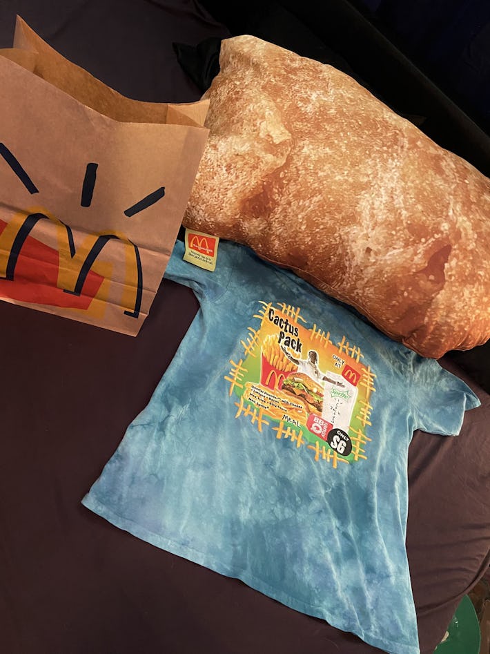 This is life with the Travis Scott McDonald's Chicken Nugget pillow