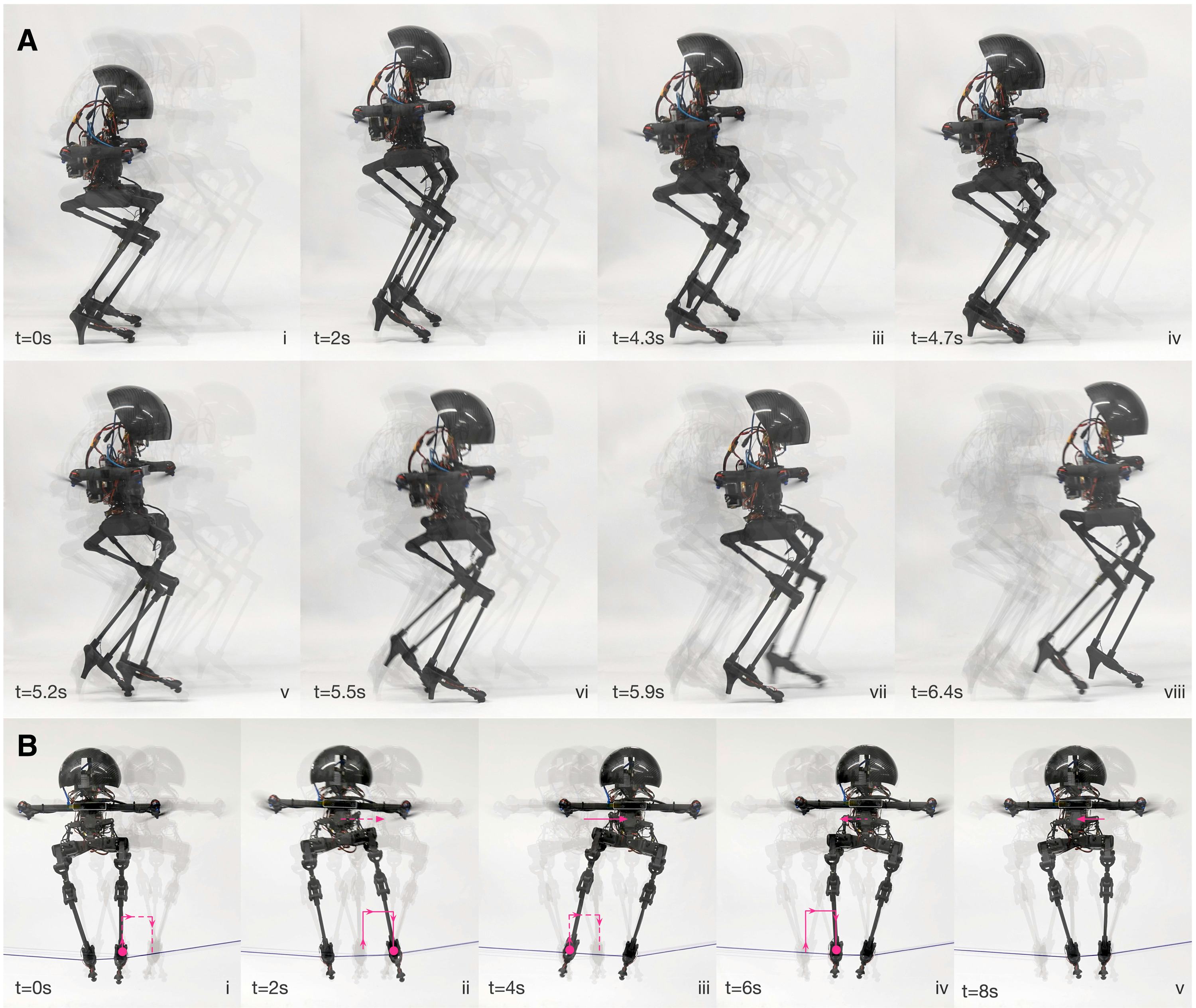 Watch this bipedal bot walk a slackline and ride a skateboard