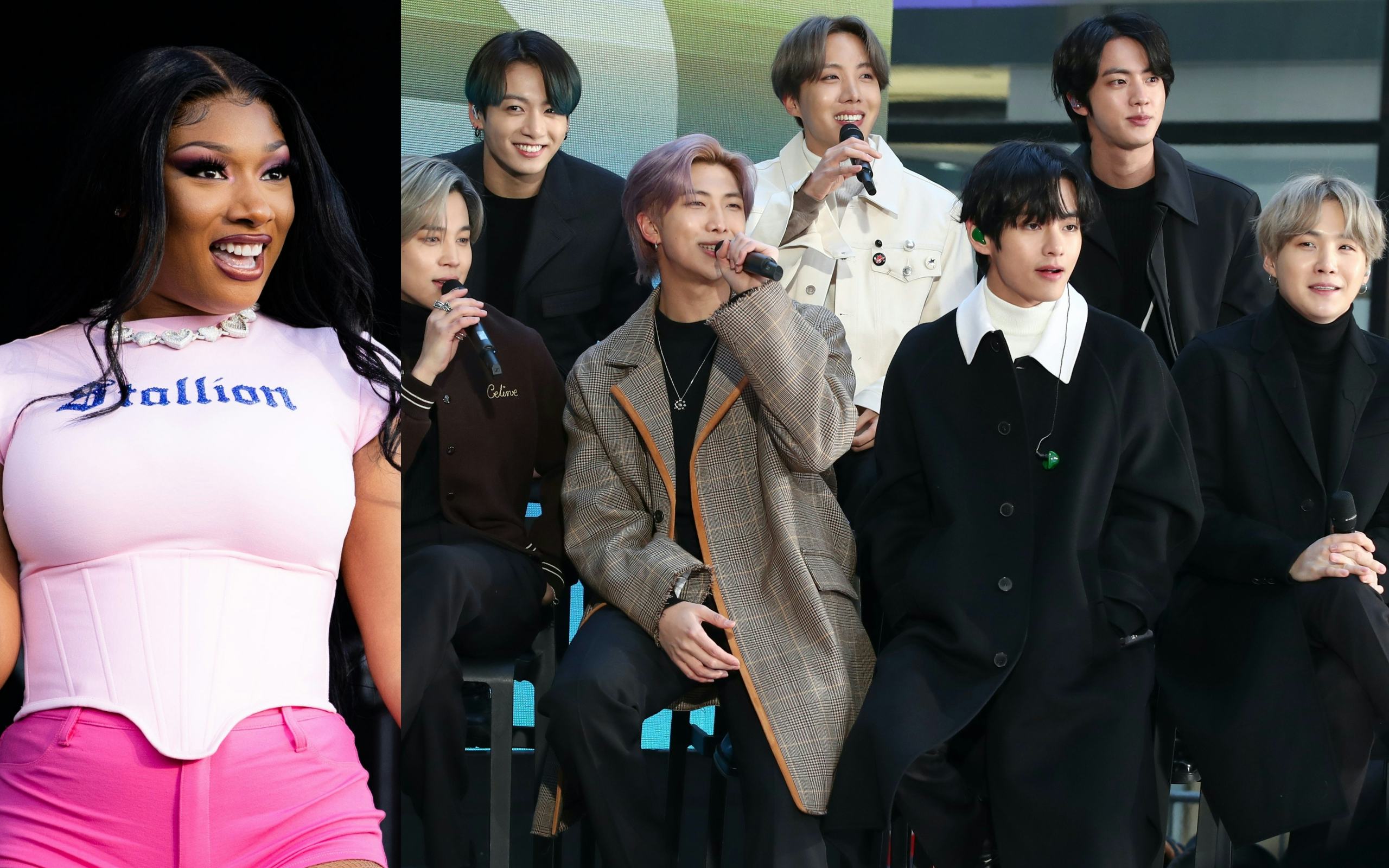 Did Megan Thee Stallion Tease A New BTS Collab? Watch Them Meet