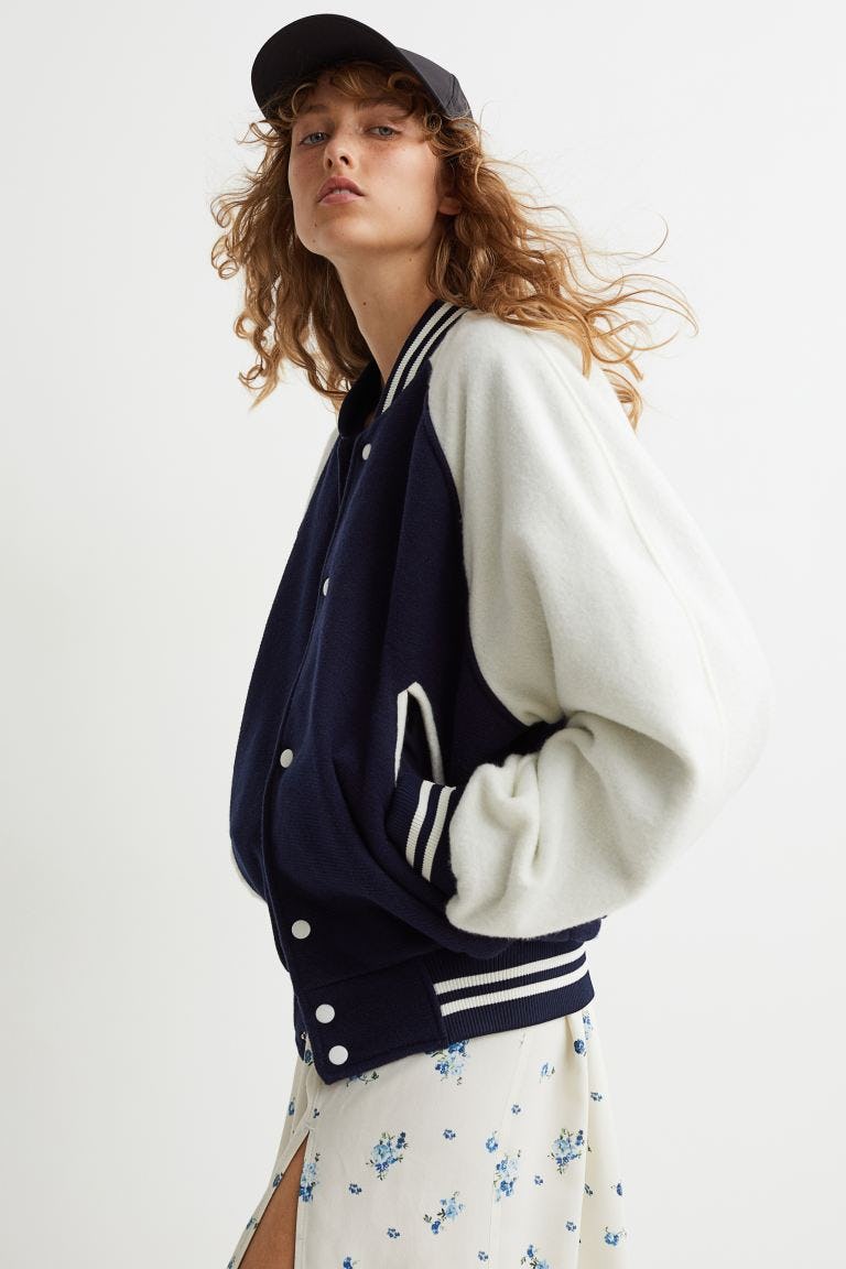 Varsity Jackets Are A Dadcore-Inspired Fall Trend