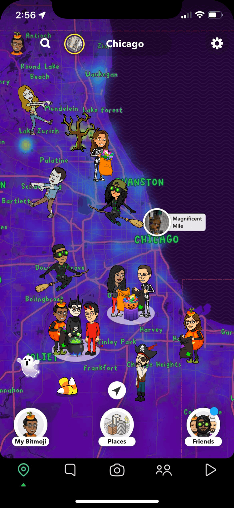 How To Use Halloween Bitmojis On Snap Map For Spooky Fun