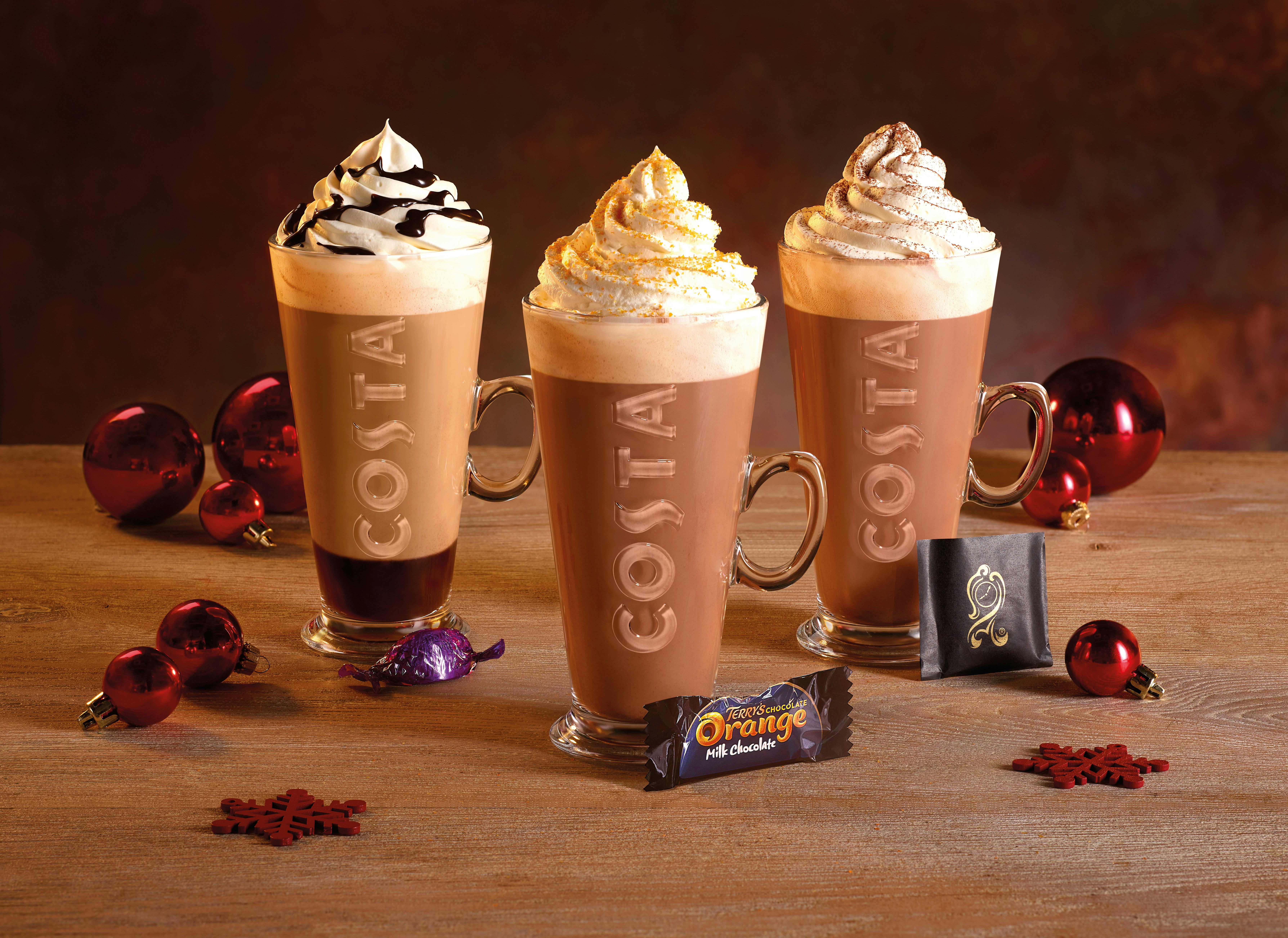 What Is On The Costa Christmas Menu This Year?