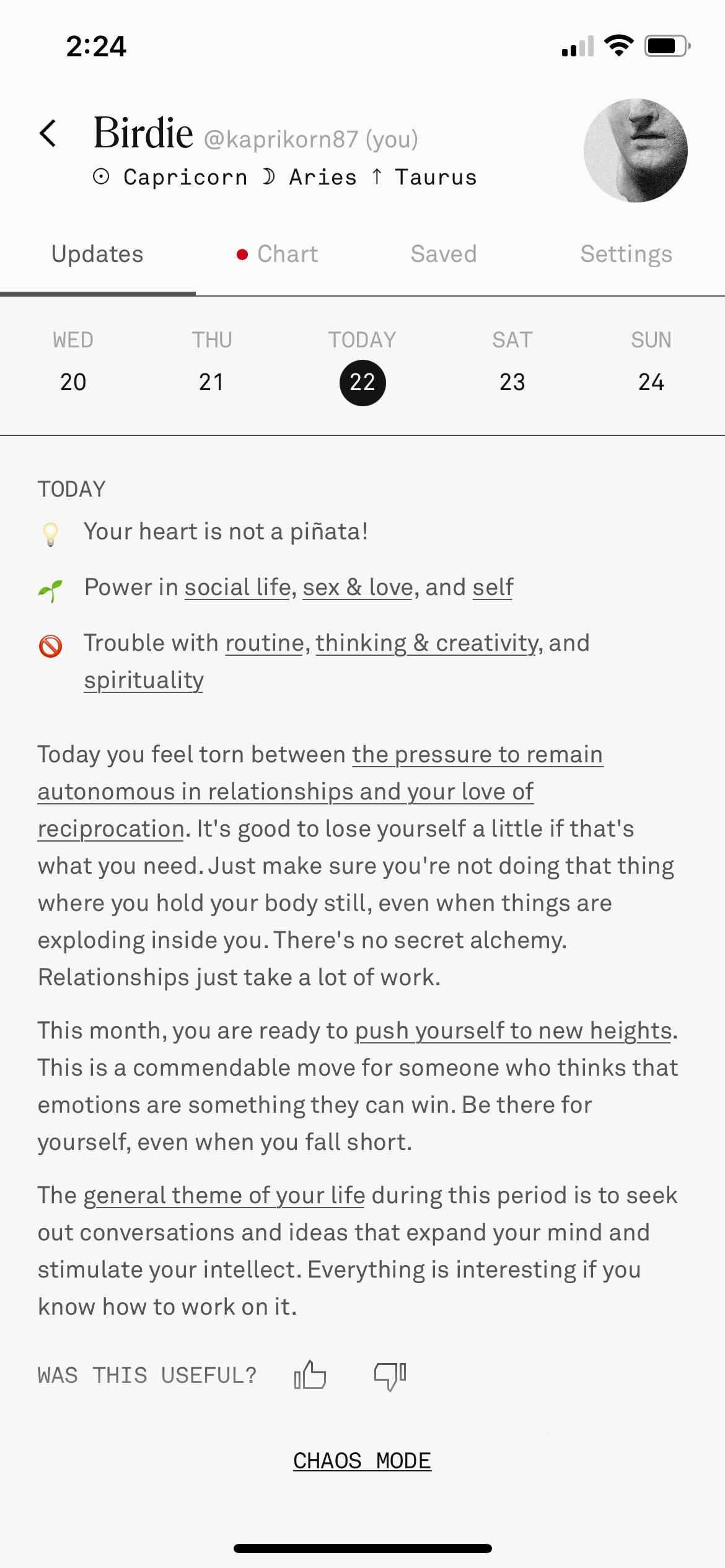 The Pattern Vs. Co-Star: How The Astrology Apps Compare