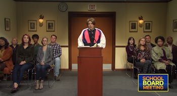 'SNL's School Board Meeting Skit Was A Little Too Accurate