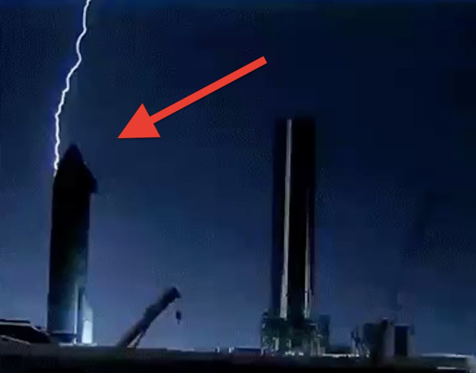 SpaceX Starship: Elon Musk shares electrifying video of rocket during storm