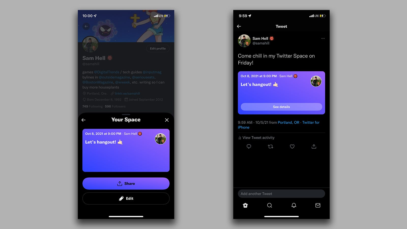 How to host a Twitter Space