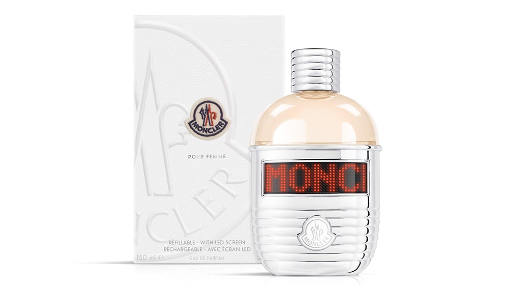 A Moncler Perfume Is Here, Featuring A Customizable LED Screen