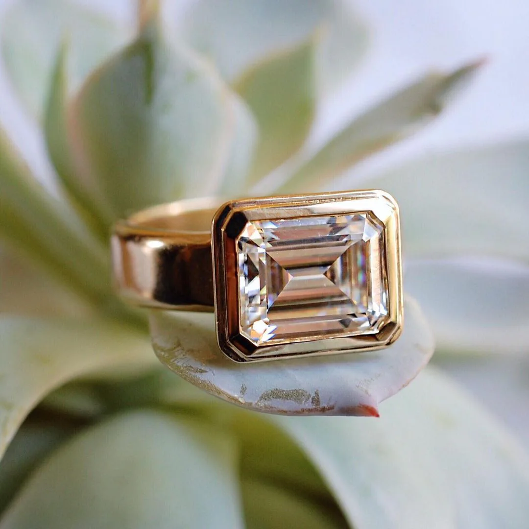 The Chunky Engagement Ring Trend Is Here To Replace Dainty Designs