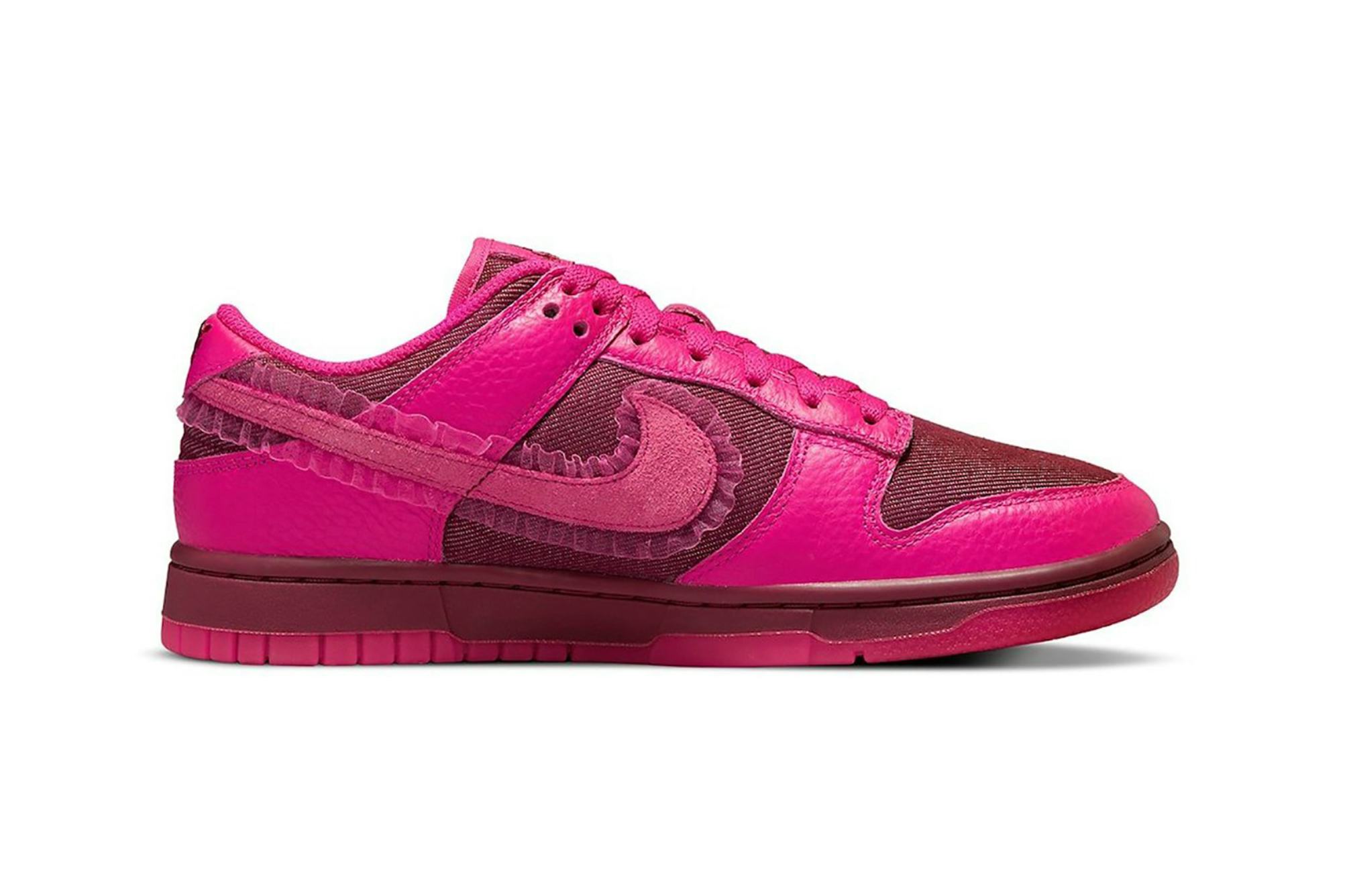 Nike has a bright pink Dunk sneaker ready for Valentine’s Day
