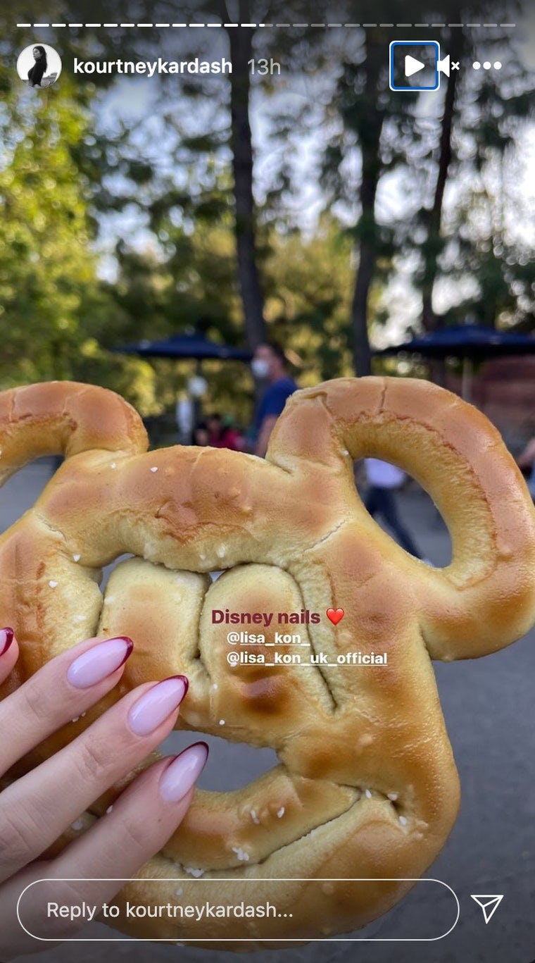 Kourtney Kardashian's Silver French Tip Nails Are About To Be Everywhere