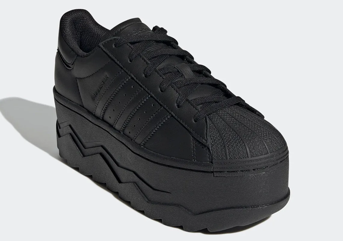 Adidas’ platform Superstar sneaker is ridiculously tall and chunky