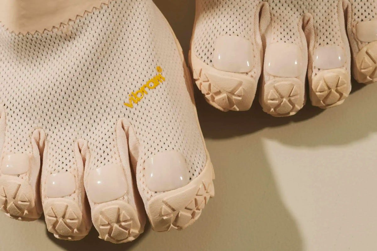 These weird, freaky toe shoes with nail polish can now be yours