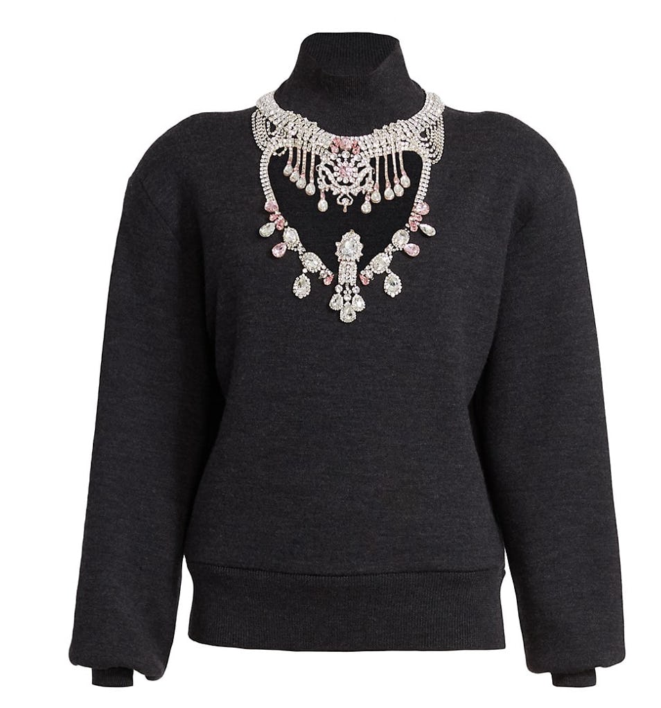 The Embellished Sweater Trend Is The Best Way To Stand Out This Winter