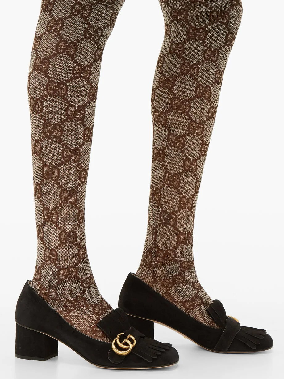 The Best Statement Tights With Logos, Prints, & Patterns To Shop