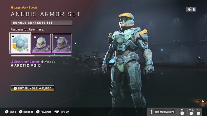 'Halo Infinite' shop today: Anubis armor set, Splinter Desert, and more ...